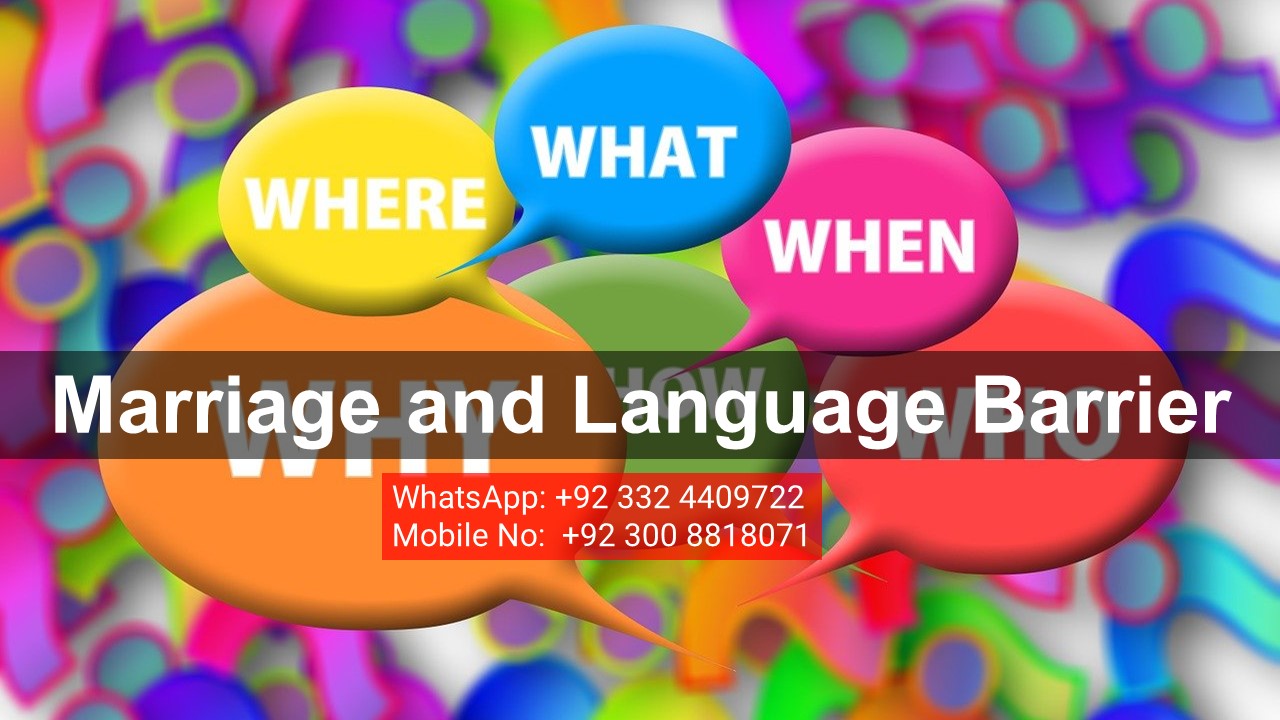 Marriage And Language Barrier - Life Partner Solutions