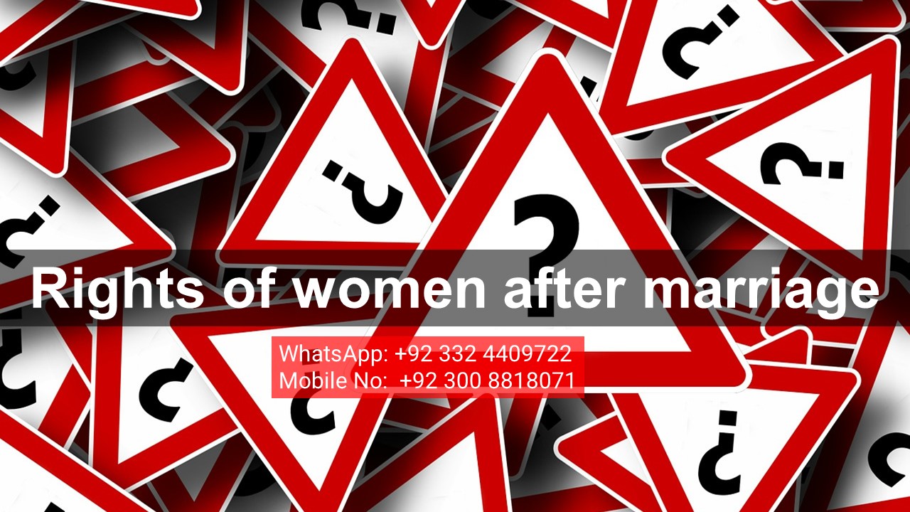 Rights Of Women After Marriage - Life Partner Solutions